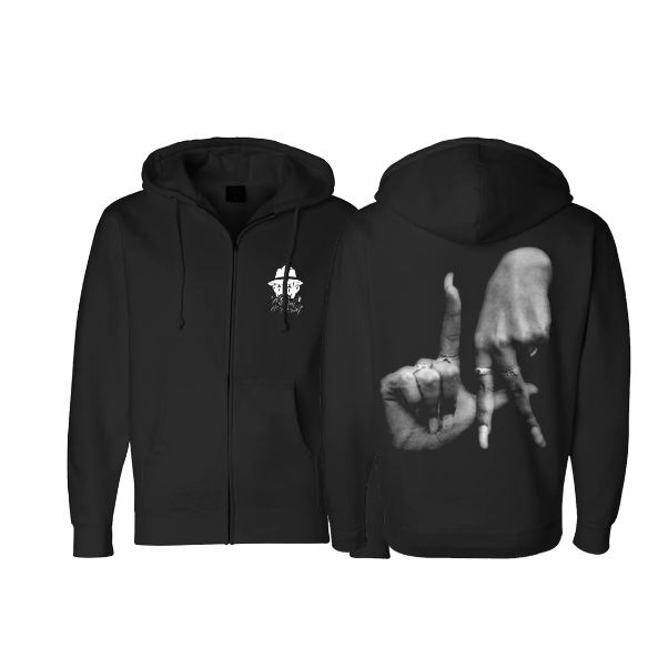 LA Fingers Men's Black Zip Hoodie – estevanoriol